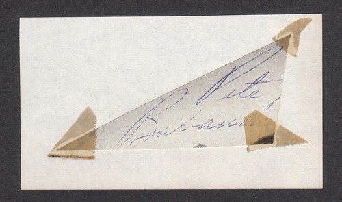 Pete Babando Vintage NHL Hockey Autograph Signed Cut | eBay