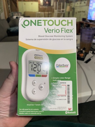 One Touch Verio Flex Blood Glucose Monitoring System for Blood Sugar 1 ...