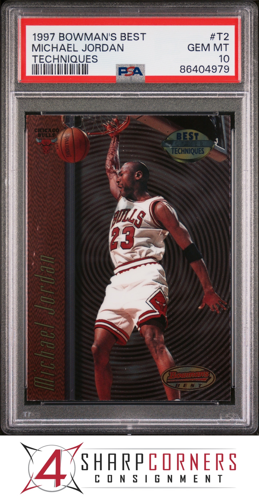 Michael Jordan 1997 Bowman's Best #T2 Techniques PSA 10 Price Guide ...