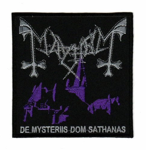 Mayhem De Mysteriis Dom Sathanas Sew-on Patch | Norwegian Black Metal ...