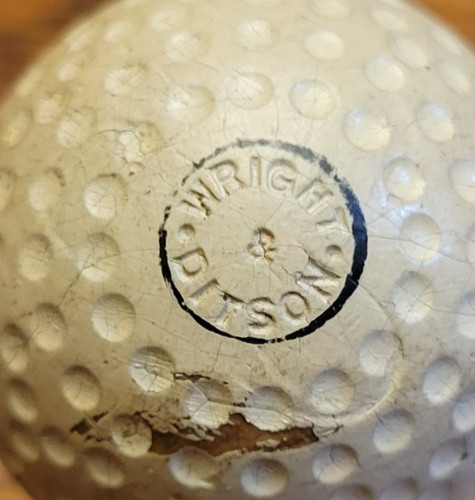 Rare 1900s Vintage Antique Wright & Ditson Gutty Golf Ball | eBay