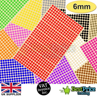 Coloured Dot Stickers for sale | eBay UK