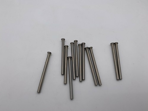 Royal .133" X 2" Long Bevel Headed Punches, Tool Steel Lot Of 12 Pieces ...