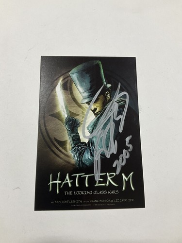 Hatter M Looking Glass Wars Postcard Print Signed 2005 Art Card | eBay