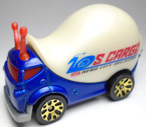 2004 MATCHBOX ULTRA HEROES SNAIL TRUCK S CARGO PURPLE DIECAST 2 1/2" W ...