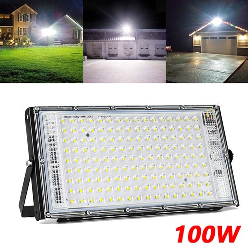 100W Watt LED Flood Light Garden Outdoor Lamp Yard Security Spotlight ...
