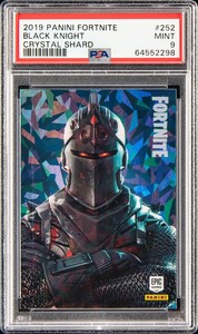Black Knight 2019 Panini Fortnite Series 1 #252 Crystal Shard PSA 10 ...
