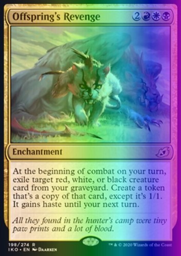 MTG Offspring's Revenge (198/403) Ikoria Lair of Behemoths NM FOIL | eBay