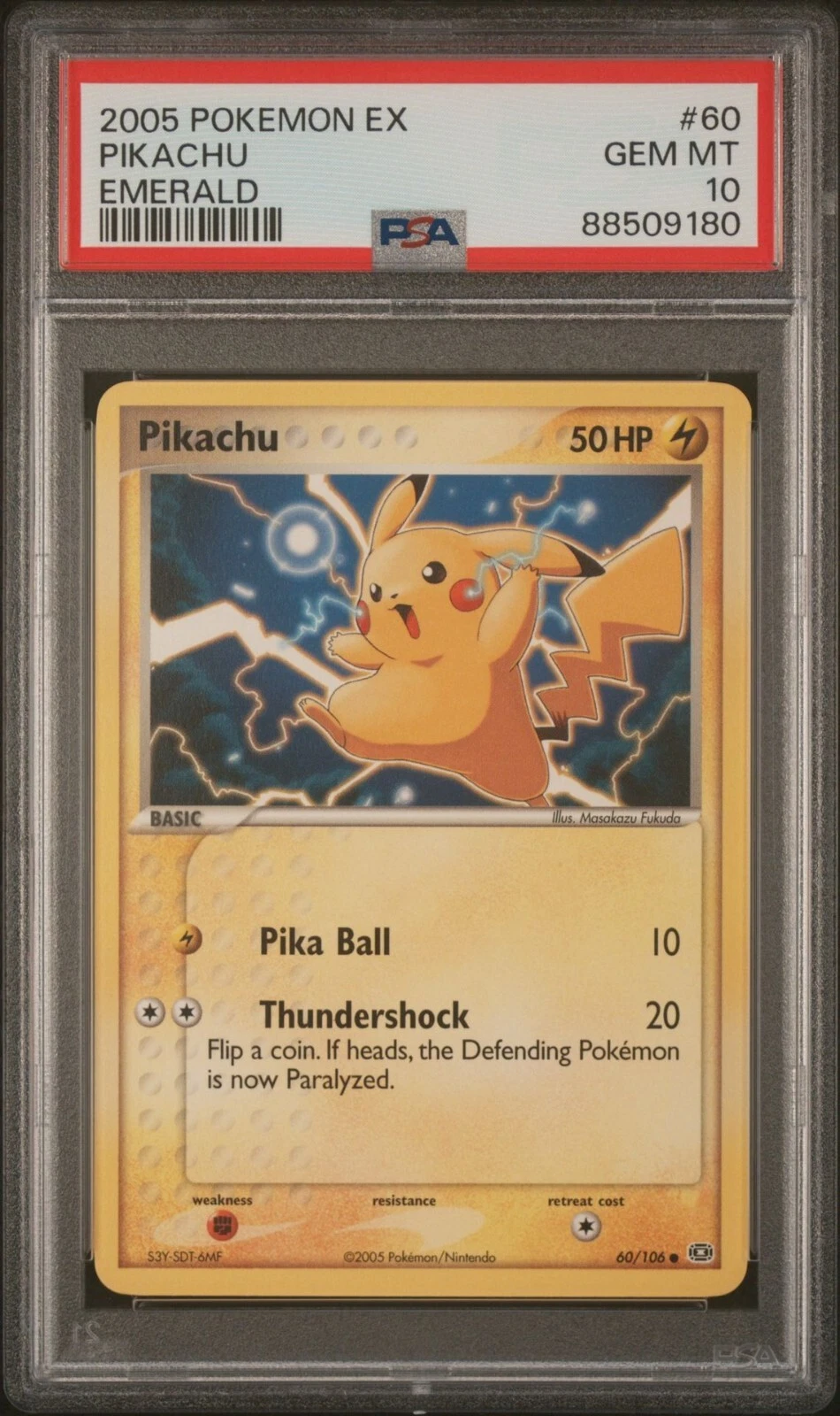 Pikachu 2005 EX: Emerald #060/106 Base Price Guide - Sports Card Investor