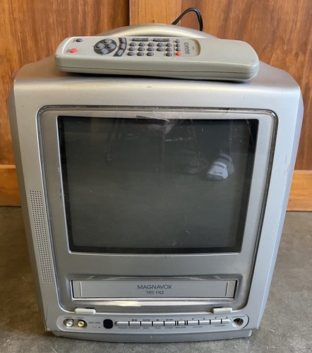 Magnavox MC092DMG01 9" TV VCR Combo Retro Gaming CRT TV w Remote PARTS ...