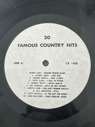 RARE Johnny Cash I Walk The Line CR-1400 Patsy Cline ANTIQUE VINTAGE | eBay