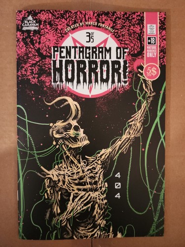 Pentagram of Horror #3 (of 5) Comic Book 2022 - Black Caravan. J3 BOX ...