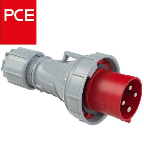 PCE 034-6 CEE-plug POWER TWIST [63A 4p 6h 400V IP67] frame terminals ...