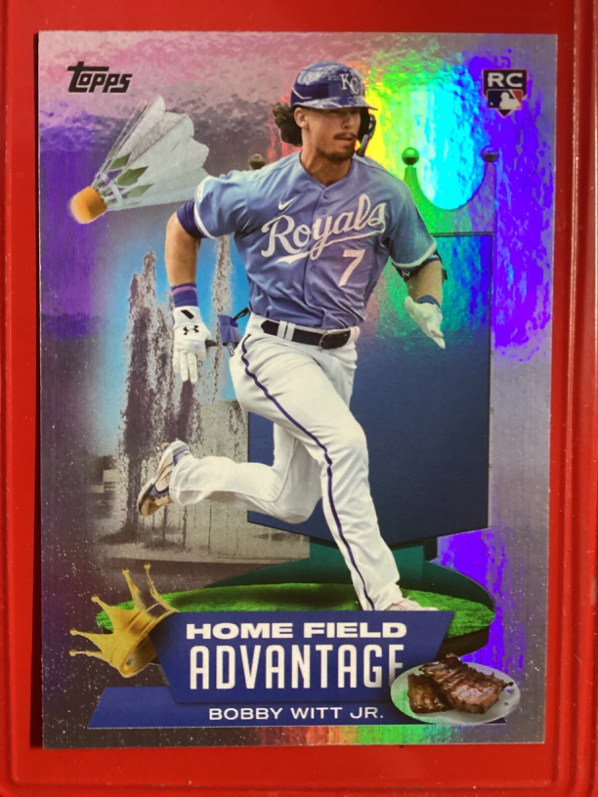 Bobby Witt Jr. 2022 Topps Update #HA-21 Home Field Advantage /(SSP ...