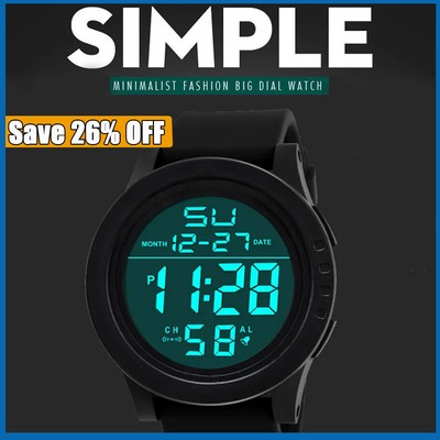 Large Digital Watch for sale | eBay