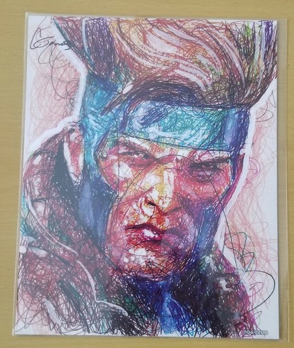 CODY JAMES GAMBIT X-MEN FAN ART PRINT Autograph Signed 8x10 BAM BOX COA ...