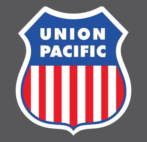 SET 4X Union Pacific Railroad Logo Decal Sticker Choose 3 Size | eBay