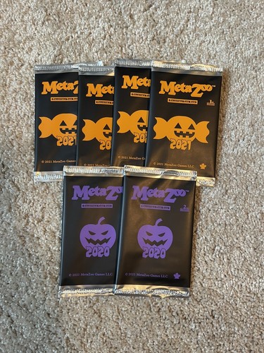 MetaZoo TCG 4x 2021 Halloween Promo 1st Ed. - 2x 2020 Halloween 2nd Ed ...