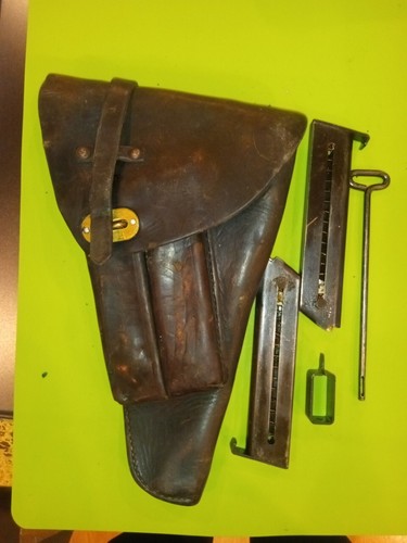 Finnish Lahti L35, Swedish Husqvarna M40 WWII Pistol Leather Holster ...