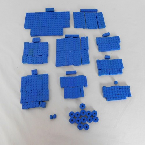 Lot of 246 Mixed Lot Blue Classic Lego Bricks Various Sizes ALL LEGO ...