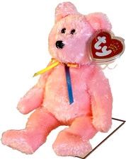 Sherbet the Bear - Pink - Beanie Babies - Beaniepedia