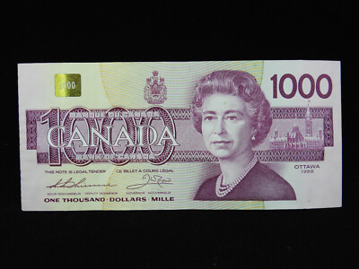 Canada 1000 Bill for sale | eBay