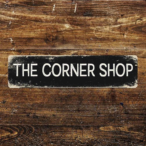 The Corner Shop Sign Metal Long Sign Plaque | eBay UK