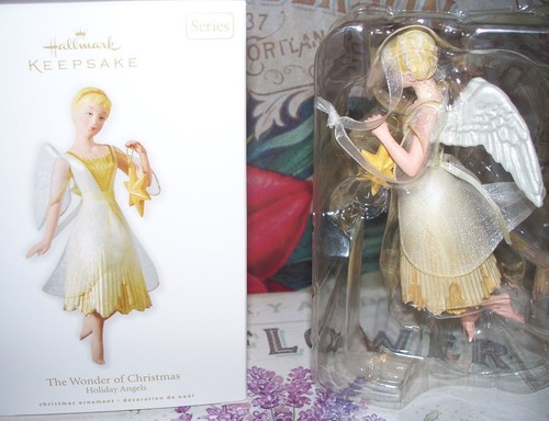 2010 HALLMARK KEEPSAKE HOLIDAY ANGELS THE WONDER OF CHRISTMAS ORNAMENT ...