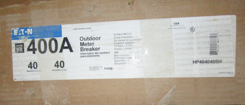 Eaton HP404040SH House Panel - Black for sale online | eBay
