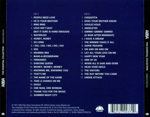 ABBA - THE ESSENTIAL COLLECTION NEW CD 602527993720| eBay