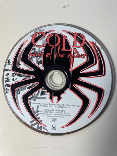 Cold : Year of the Spider CD (2003) Disc only Alt Rock | eBay