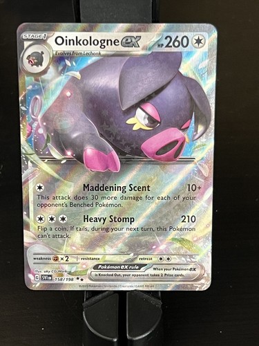 Oinkologne ex 158/198 - Scarlet & Violet Ultra Rare - Pokémon TCG (NM ...