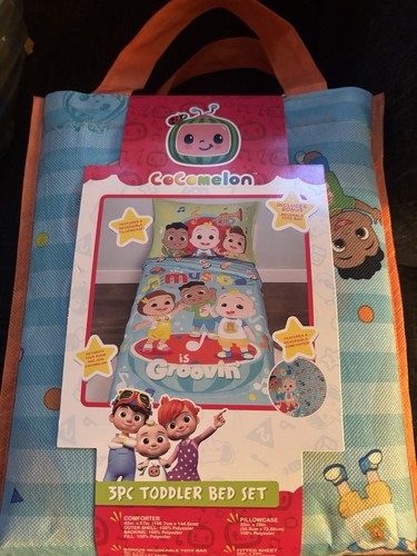 Coco Melon Toddler Bedding Set 3 Pc | eBay