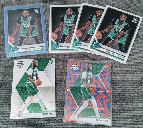 2019 Tacko Fall Rookie 6-Card Lot incl Red Reactive Mosaic Boston ...