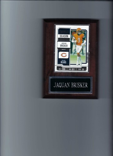 JAQUON BRISKR PLAQUE CHICAGO BEARS FOOTBALL NFL C | eBay