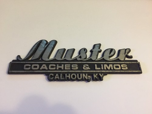 Plastic Muster Coaches & Limos Calhoun, KY Emblem | eBay