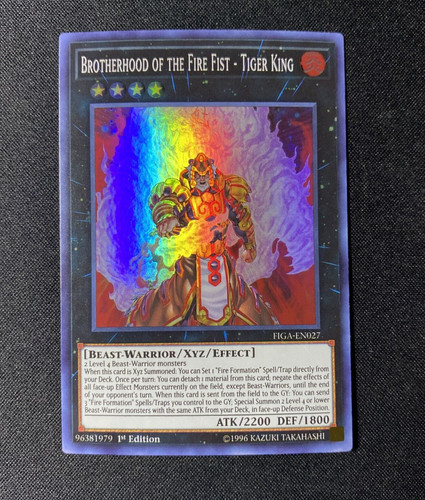Yu-Gi-Oh! - Brotherhood of Fire Fist Tiger King -FIGA-EN027 -1st Ed ...