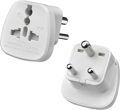 2 Pin To 3 Pin Plug Adapter for sale | eBay UK