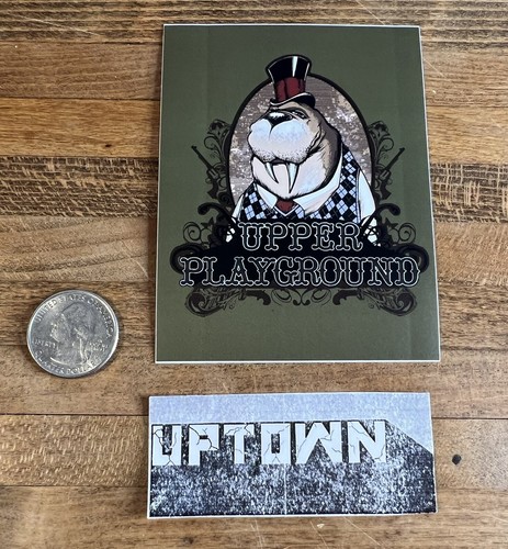 Upper playground Gentleman Walrus Matte Sticker Graffiti David Choe ...