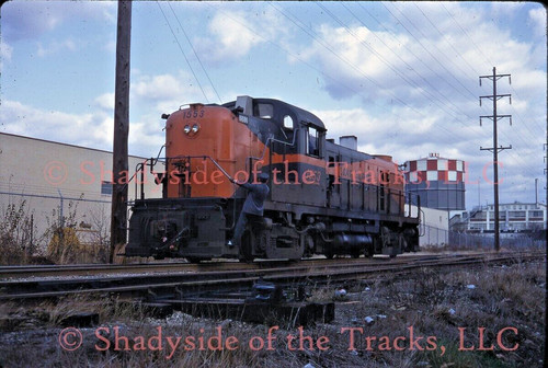 Long Island Railroad LIRR ALCO RS3 Diesel #1553 Orig Slide Meadowbrook ...