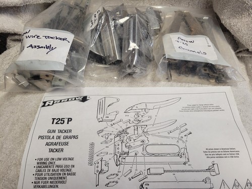 ARROW T25 P Gun Tacker Stapler Parts - You Choose By MPN - New Old ...