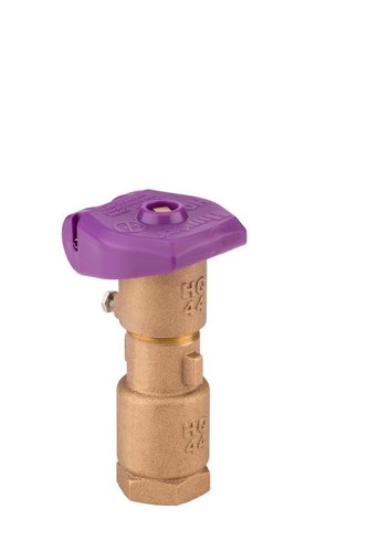Hunter HQ-44-LRC-R Quick Coupler, 1" (25 mm) female inlet, 1 slot, 2 ...