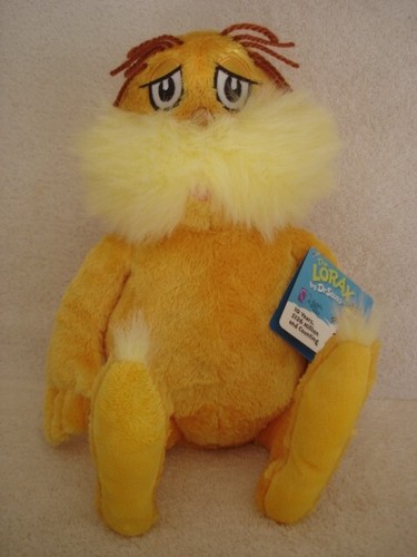 Dr Seuss The Lorax Stuffed Animal Plush Kohl's Cares 2020 Good 12 Inch ...