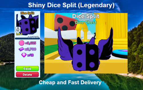 Bubble Gum Simulator Infinity - Shiny Dice Split - Legendary - Cheap ...
