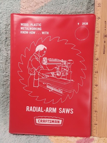 Vintage Sears Craftsman Radial Arm Saw Know How Manual 1969 | eBay