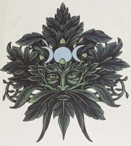 VTG Green Man Logo Peter Pracownik Lord Of The Rings Art Print Greeting ...