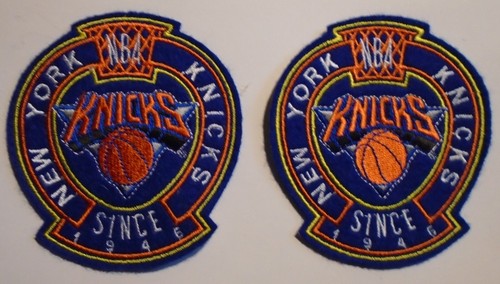 NEW YORK KNICKS 2 PATCHES EST 1946 3 1/2" x 3 1/4" | eBay