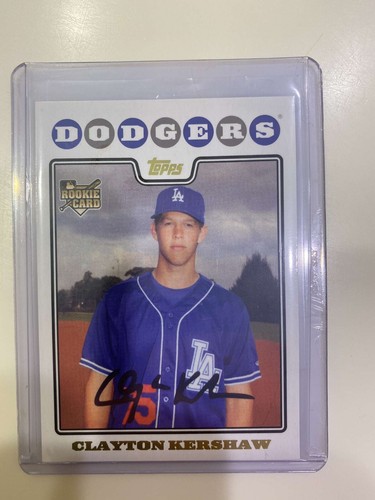 Topps Rookie Card Reprint Clayton Kershaw Card BB-57 | eBay