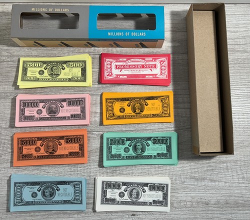 Vintage 1960 The Game Of Life Game Replacement Pieces; Money ...