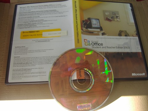 Microsoft Office 2003 Student and Teacher Full English DVD Version ...
